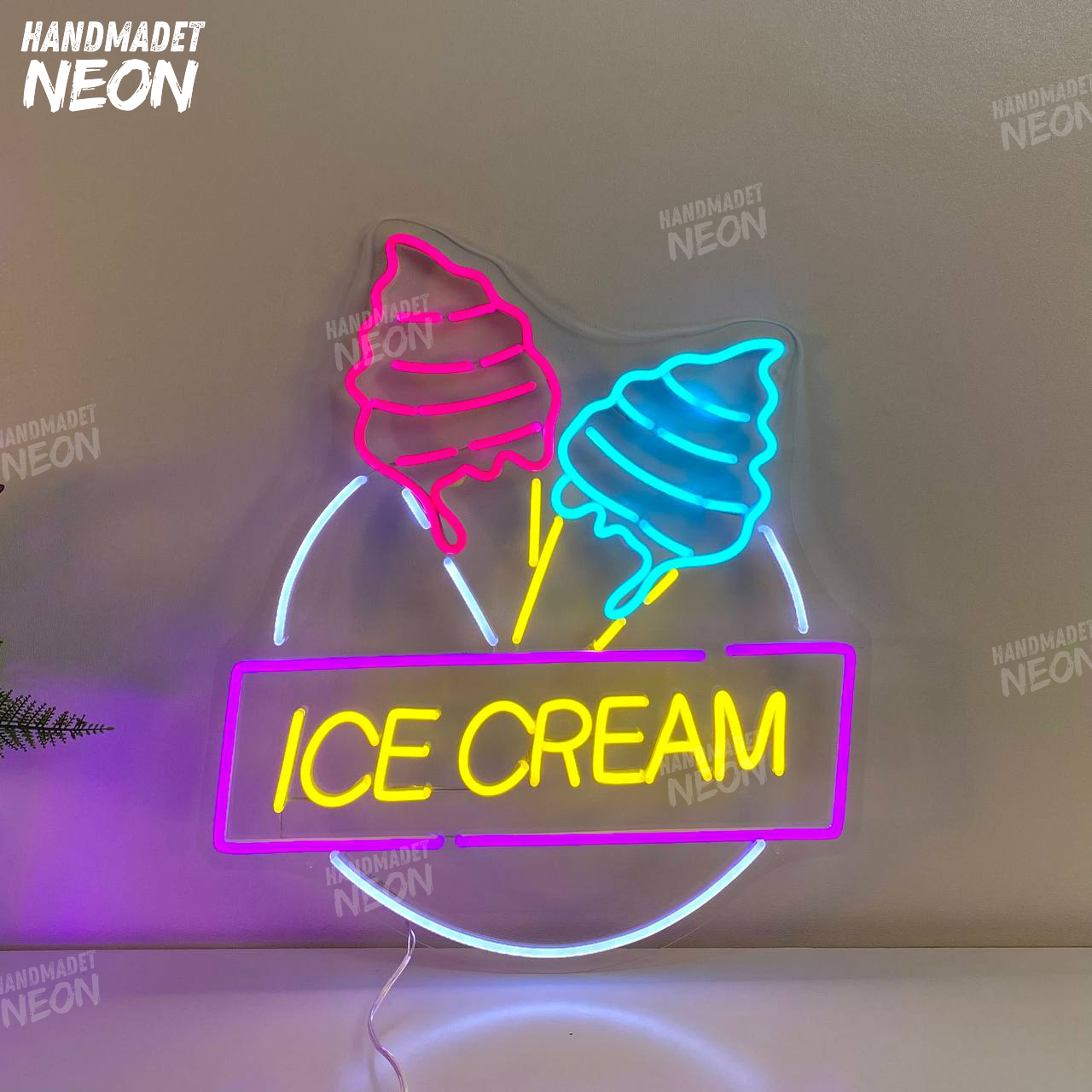 Ice Cream Neon Sign – HandmadeT Neon Sign