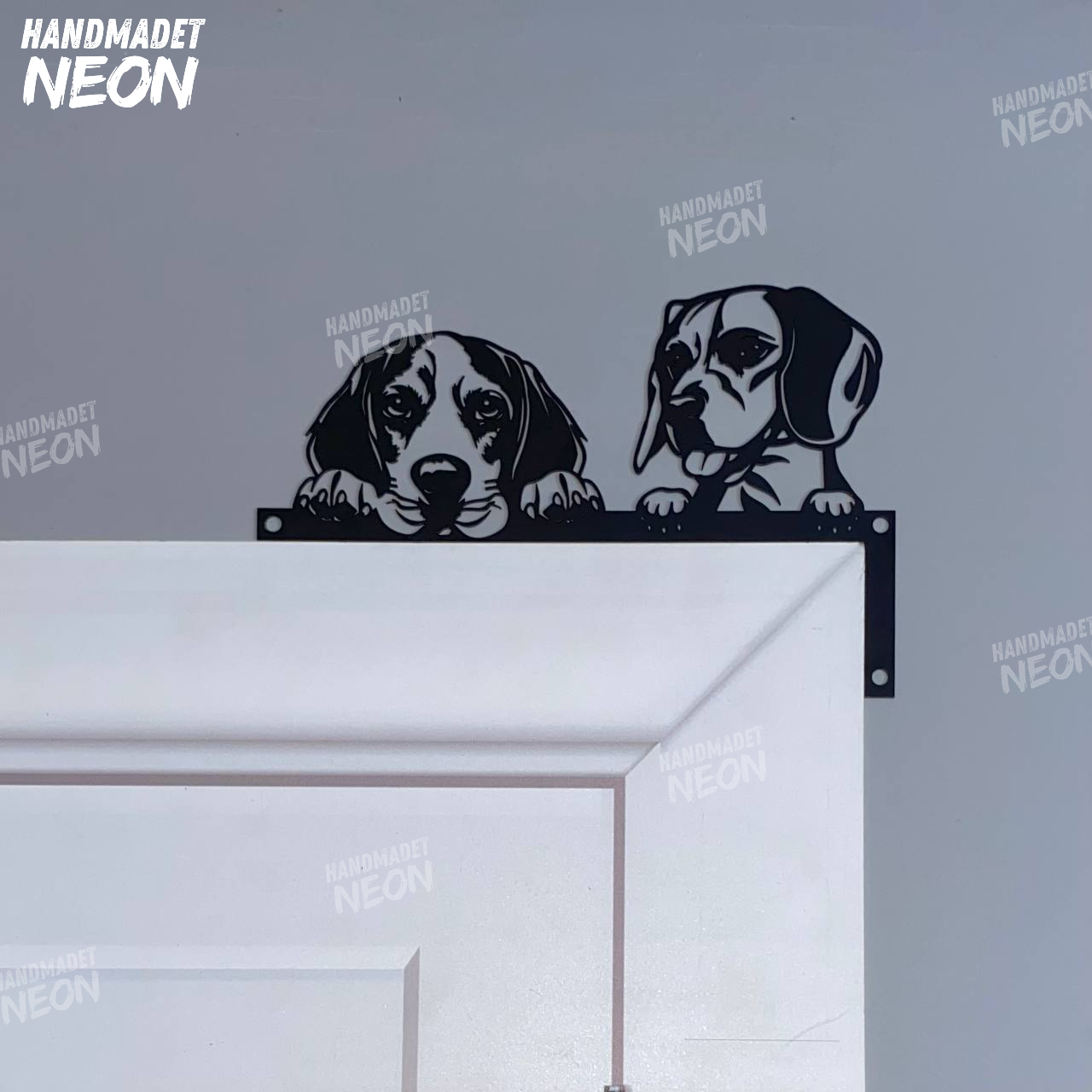 Personalized Beagle Door Corner Sign – HandmadeT Neon Sign