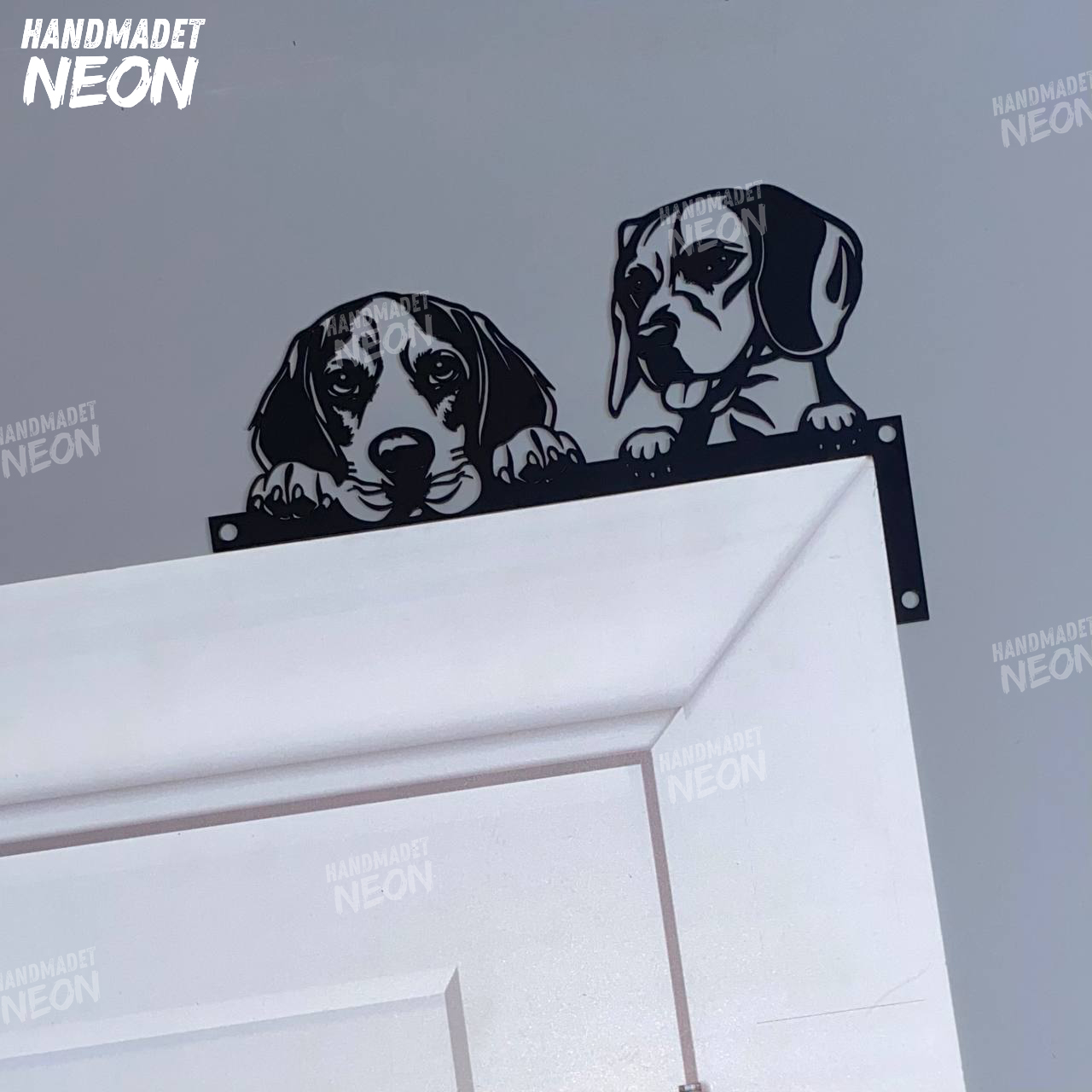 Personalized Beagle Door Corner Sign – HandmadeT Neon Sign