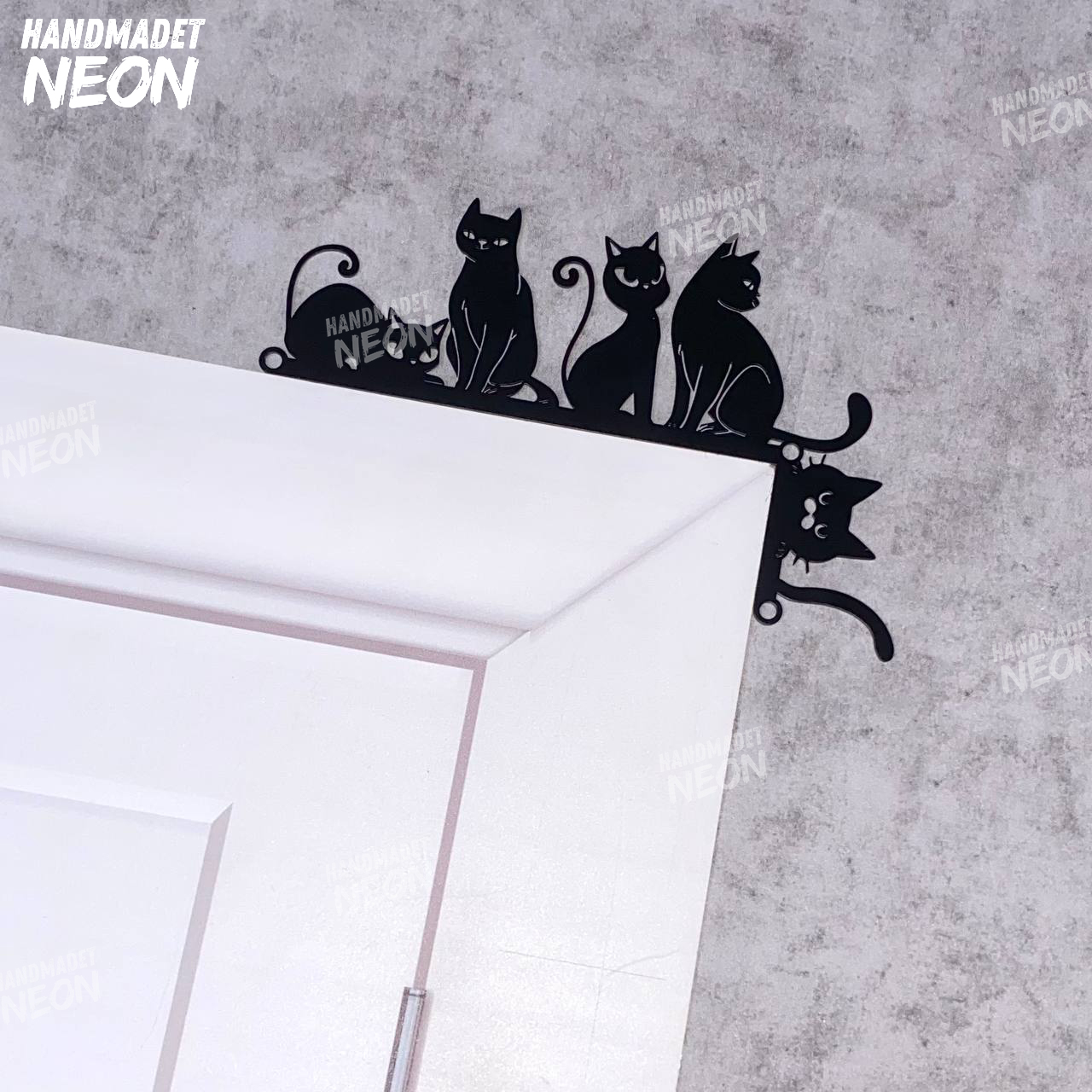 Personalized Cat Door Corner Sign – HandmadeT Neon Sign